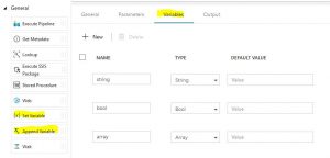 Azure Data Factory V2 – Variables – Aussie Rob SQL